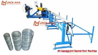 Spiral Corrugated Post Tensioning Duct Machine | PT Tube Former Manufacturer