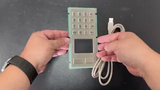 16 keys stainless steel keypad with touchpad