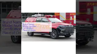 ISUZU 4x4 Fire Truck Rapid Response Vehicle