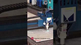 Zhaotai Stainless Steel — Real Shot of 60kW Laser Stainless Steel Cutting