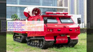 All Terrain Crawler Fire Truck Rescue Power