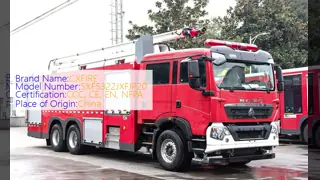 20m Fire Truck Price China Water Tower Firefighting