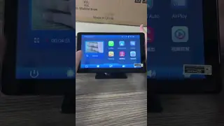 9-inch universal car audio system, DVD player, supports wireless Apple CarPlay and Android Auto, tou
