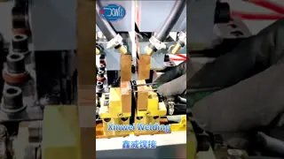 customized butt weld machine welding  steel bar and metal sheet
