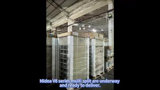 Midea V8 VRF Systems  Factory Dispatch  Ready for Global Shipment