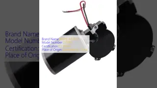 100W 76mm High Torque Worm Gear Motor Automation