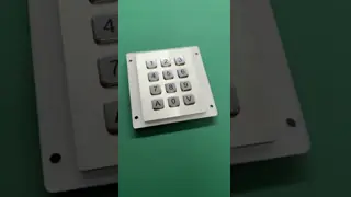 Stainless steel 12 keys numberic keypad outdoor