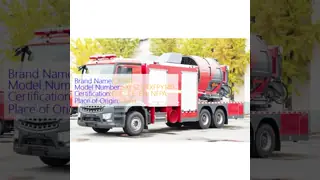 CXFIRE Smoke Exhaust Fire Truck 2000L Water