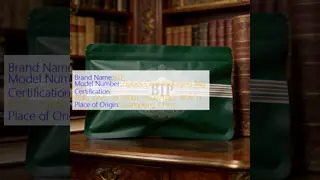 Cigar Packaging Pouch Moisture Proof Resealable