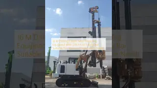 16M Depth Mini Piling Rig Power