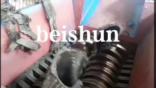 Tire Shredder of 5Tons/Hour ，Waste tire recycling production line