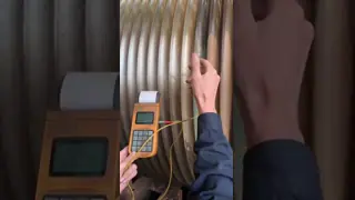 Pre-delivery quality inspection of the wire rope drum