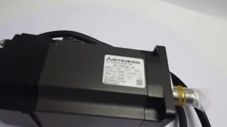 Mitsubishi HC-PQ43K-UE MELSERVO HC Servo Motor Product demonstration video