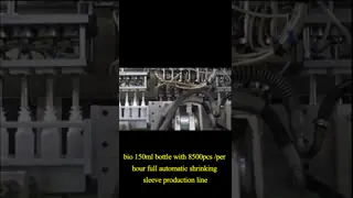 8500 Pcs/Hr Auto Shrink Sleeve Applicator Machine