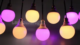 80mm Artnet E27 Festoon RGB Pixel Bulb Light