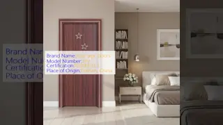 Durable WPC Hollow Interior Door Heat Insulated