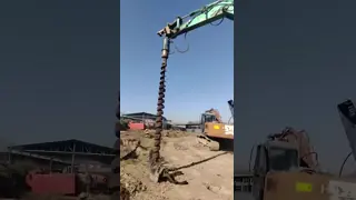 مصنع ملحقات الحفار|حفر حلزوني|مثقاب حلزوني للأعمدة #auger #drill #hydraulic