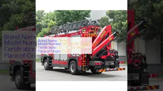 SITRAK Fire Truck 18m Ladder 60L s Rescue Power