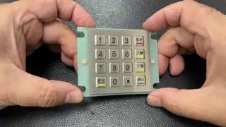60*60 Compact design 16 keys stainless steel keypad IP65 USB interface