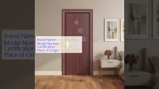 Durable WPC Hollow Door Moisture Resistant Heat Insulated