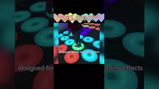 LED Round Stage Floor Tile Light | Interactive Flooring Solution