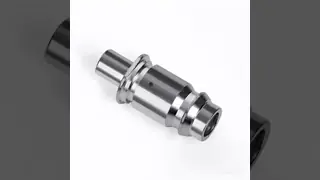 Silver Plated Copper Pin with Milled Flat, High Precision CNC Machined Electrical Connector Terminal