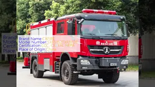 BEIBEN Fire Truck Rescue Winch Crane Generator