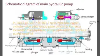 Komatsu Excavator Pump Parts