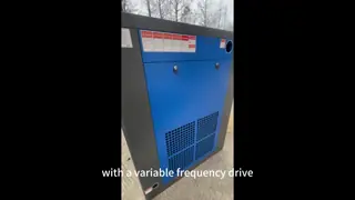 Small- and medium-sized air compressor with a variable frequency drive