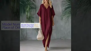 Summer V Neck Dress Loose Comfort Yellow