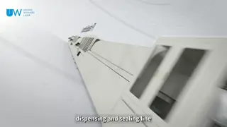 Graphite bipolar plate dispensing and sealing line