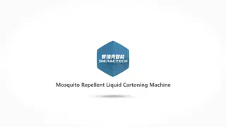 Mosquito Repellent Liquid Cartoning Machine