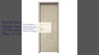 Durable WPC Hollow Interior Door Moisture Resistant
