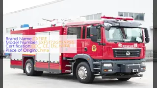 Compressed Air Foam Fire Truck China Made