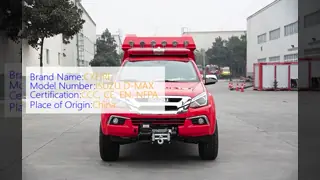 4x4 ISUZU Fire Truck Rapid Response Vehicle