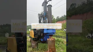 Mini Piling Rig For Tight Spaces