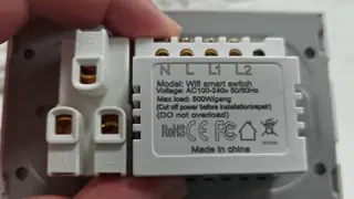 UBARO 118US 1-Gang smart switch&socket white