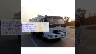 8m3 Vacuum Sweeper Truck Max Speed 89kmh