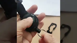 Tactical Badge Reel Corkscrew Keychain