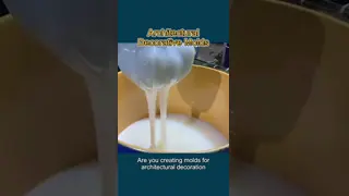 Condensation cure liquid silicone rubber for large scale architectural mold projects