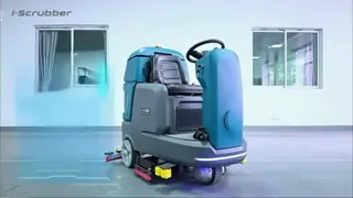 Ride-On Floor Scrubber i-D8 / i-D8A | High-Efficiency Commercial Floor Cleaning Machine by i-Scrubbe