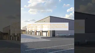 Steel Workshop Building 20x50m Fast Prefab