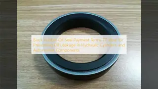Black Rubber Oil Seal Prevents Leaks