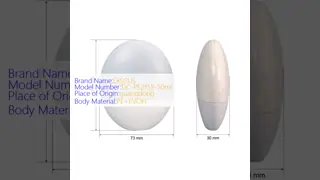 50ml Custom Sunscreen Bottle PE EVOH Barrier