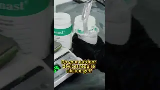 Low shrinkage silicone potting compound for precision electronic packaging