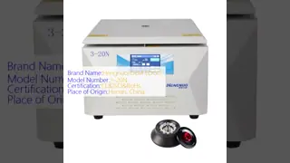 20000RPM Lab Centrifuge 4x250ml High Speed