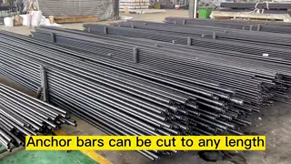 Full Thread Steel Hollow Self Drilling Anchor Bolt System