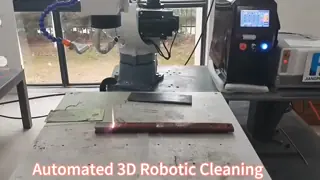 200W Robotic Arm Pulsed Laser Cleaning Machine