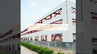 Light Steel Prefab Warehouse Hangar Fast Build