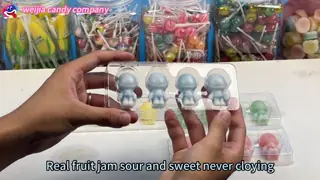 Astronaut Candy Fun Liquid Filled Wax Bottle